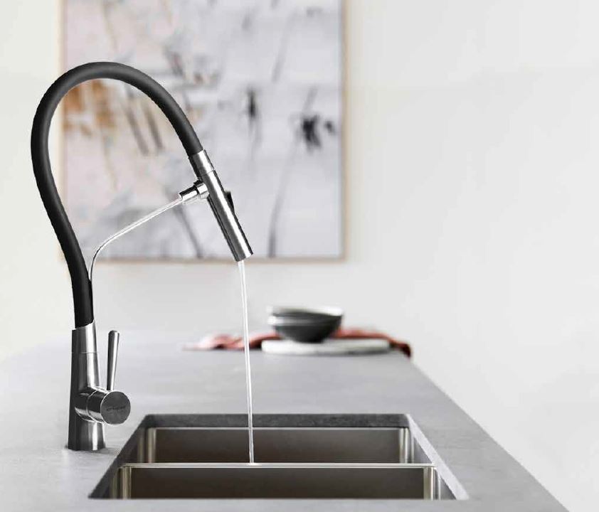 Tarja Eclipse 502 HD inox de submontar - Cubimas